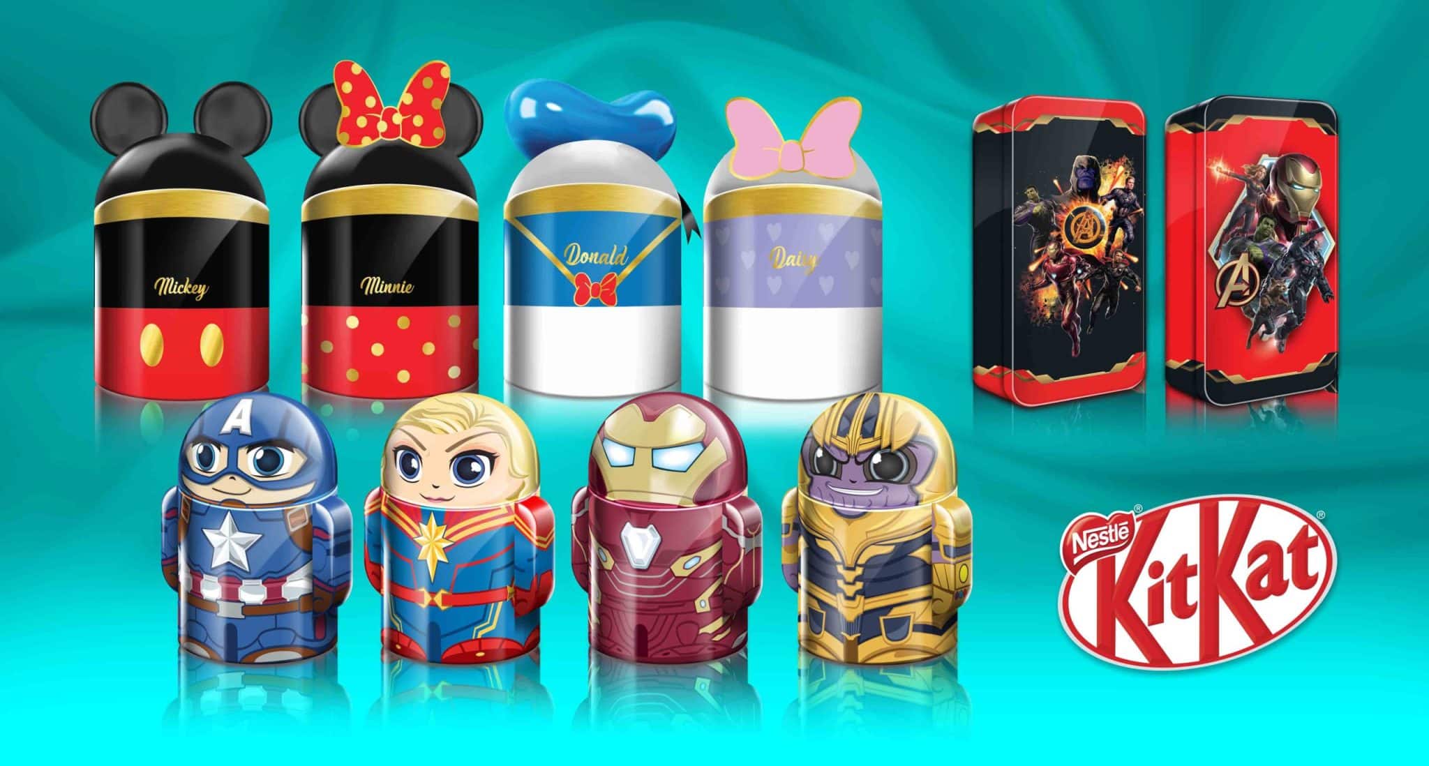 Kit Kat Disney & Marvel Tin Box - DTC World