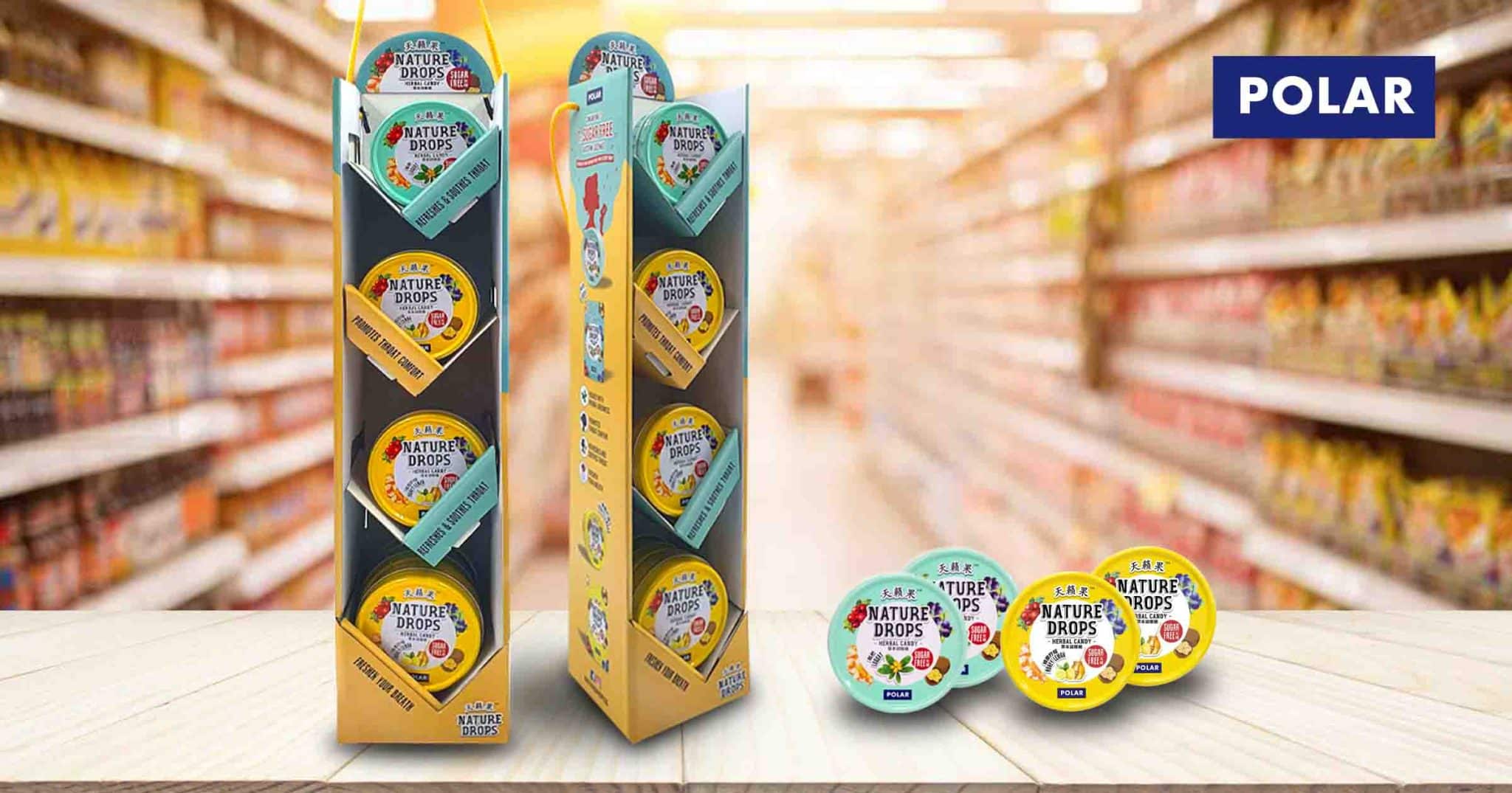 Polar Nature Drops Hangsell Display - DTC World