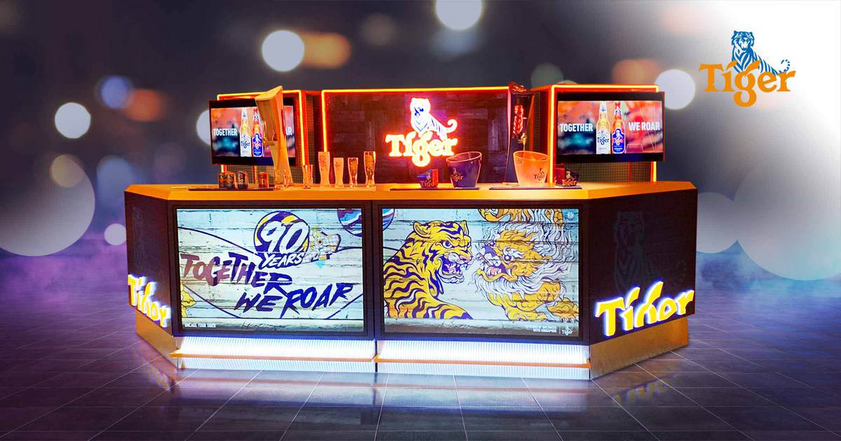 Custom POSM Display — Tiger Bar Kiosk - DTC World