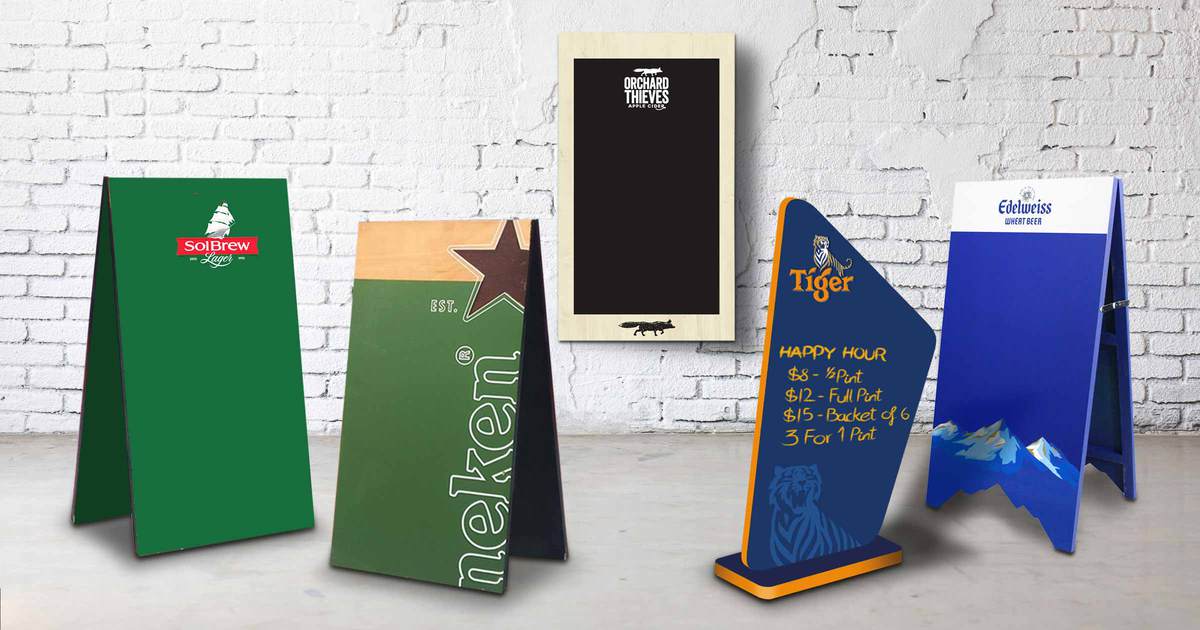 Customised Powerful POSM Display Ideas — Chalkboards - DTC World
