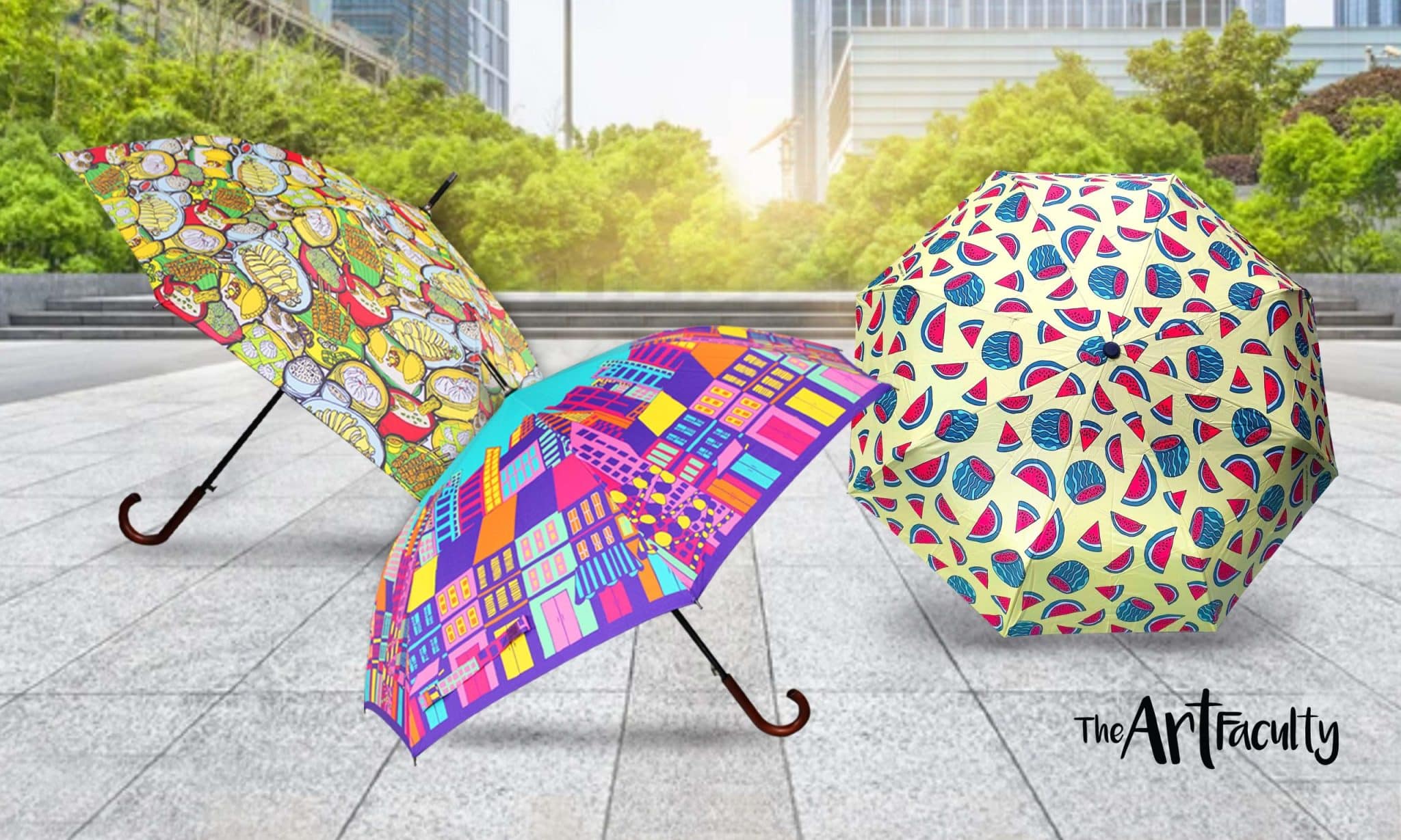The Art Faculty – Artists Inspired Umbrellas - DTC World