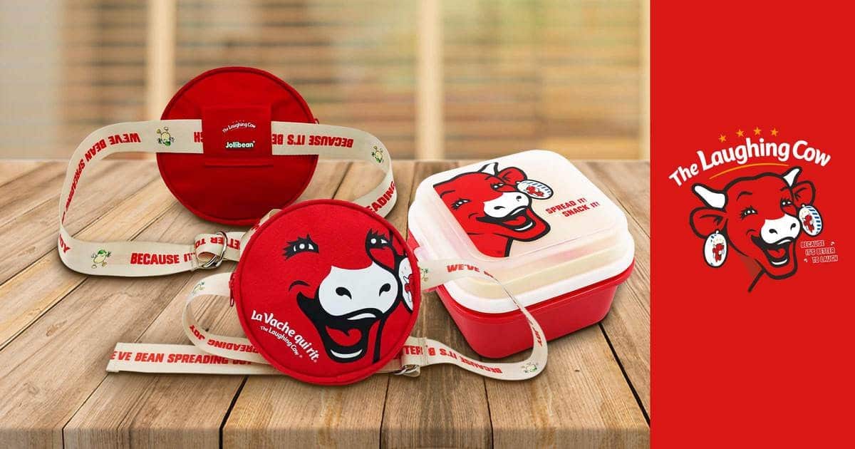 The Laughing Cow Sling Bag and Lunch Box Promotional Gifts - DTC World