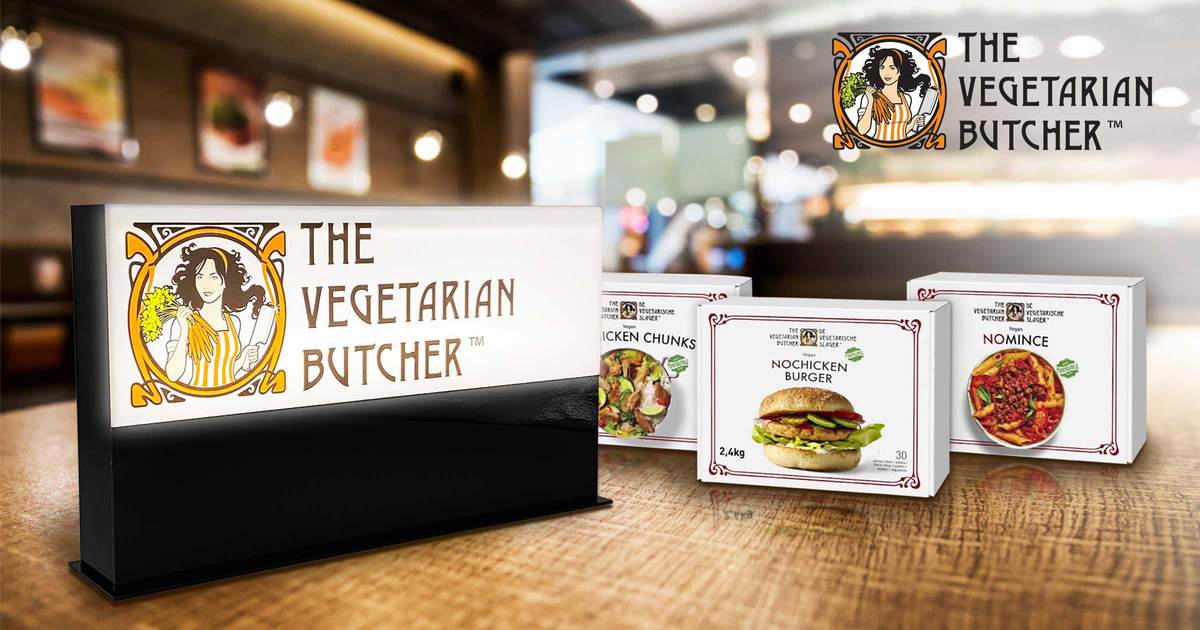 Custom POSM Display — The Vegetarian Butcher Tabletop Lightbox - DTC World