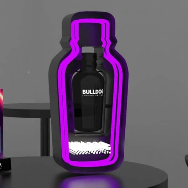 Bulldog Gin's Captivating LED Display - DTC World