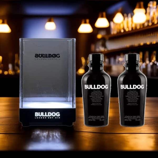 Custom LED POS Merchandise for BULLDOG Gin