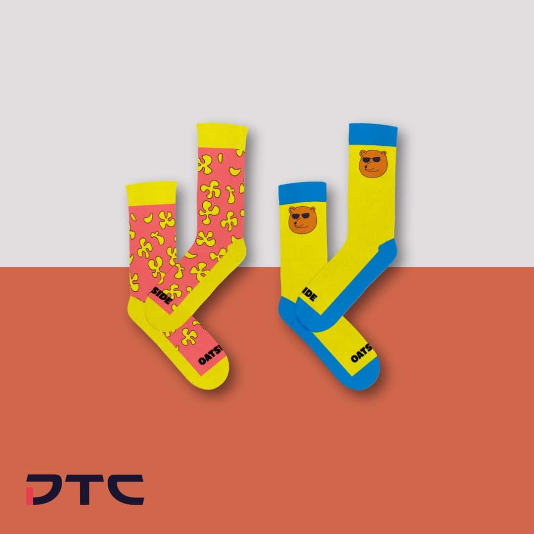 OATSIDE Trendy Customised Socks & Tote Bags Merchandise - DTC World