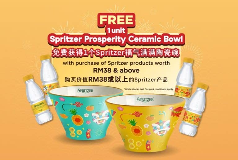 Spritzer Malaysia’s Customised CNY Ceramic Bowls