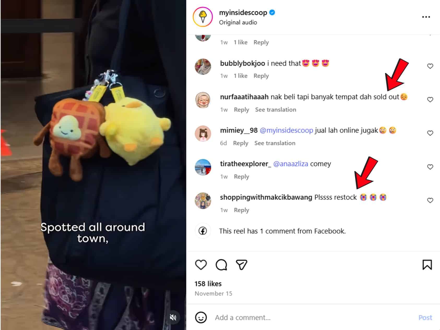 Inside Scoop Blind Box - Custom Plush Keychain & Foldable Bag - DTC World